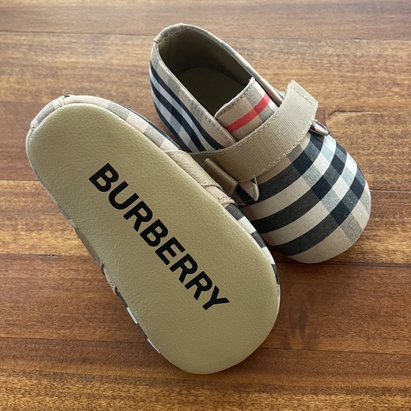 Burberry | Shoes | Burberry Baby Shoes Checkered Crib Shoe | Poshmark